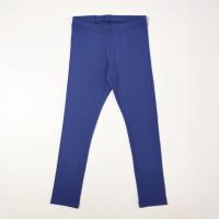China Anti-Wrinkle Knitted Cotton Spandex Little Girl Leggings Size 100-160cm with Waistband Button for sale