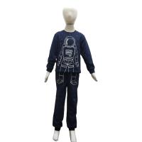 China Thermal Children Pajamas Set Luminous Glow Print Winter Sleepwear Boys 100% Cotton for sale