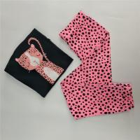 China Girls Kids Pajamas Set 60% Cotton 40% Polyester Long Sleeve Spring Ages 3-10Y OEM for sale