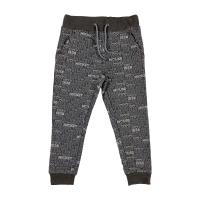 China Customized 100% Cotton Boys Jogging Sweatpants Elastic Drawstring Casual Pants Ages 3-10 for sale
