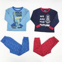 China Polyester/Cotton Kids Winter Pajamas Customized Logo Accepted for Thick Thermal Sleepwear for sale