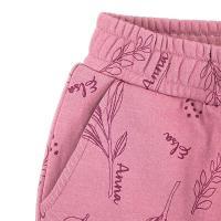 China 100% Cotton Girls Pants Casual Trousers Soft Full Print Fall Winter 3Y-10Y for sale