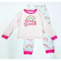 China Breathable Cotton Polyester Kids Pajamas O Neck Anti Pilling Ages 3 10 Years for sale