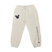 China 100% Cotton Girls Pants Soft Brushed Fleece 280g Kids Trousers Customizable Sizes 3-10Y for sale