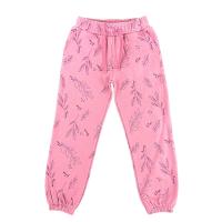 China 100% Cotton Girls Pants Soft Brushed Fleece 280g Kids Trousers Customizable Sizes 3-10Y for sale