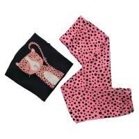 China Kids Sleepwear Children Pajama with Animal Pattern Organic Cotton 60% Cotton 40% Polyester Sizes 3Y to 10Y for sale