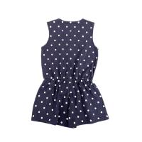 China Customize Printed 100% Combed Cotton Sleeveless Jumpsuits for Kids Girls Customization for sale