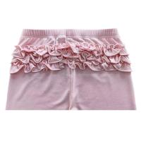 China Baby Girl Soft Cotton Leggings with Ruffle Design Casual Pants 0-3M to 3Y for sale