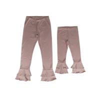 China Girls Ruffle Leggings 3Y-10Y Soft Cotton Blend Kids Fashion Customizable Breathable for sale