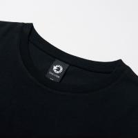 China White and Black 100% Cotton Men's T-Shirts Custom Printing Knitted Weaving Method for sale