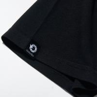 China White and Black 100% Cotton Men's T-Shirts Custom Printing Knitted Weaving Method for sale