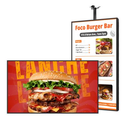 China Custom 4K UHD Digital Signage Displays Screen 43 to 86 Inch Retail Advertising Solution for sale
