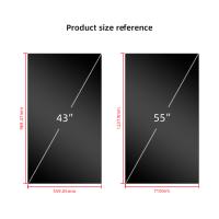 China Custom 4K UHD Digital Signage Displays Screen 43 to 86 Inch Retail Advertising Solution for sale