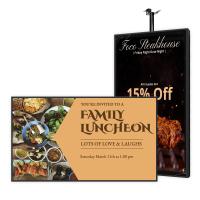 China Smart 43 Inch LCD Digital Signage Screen Android 14 Wall Mount Display for Buildings for sale