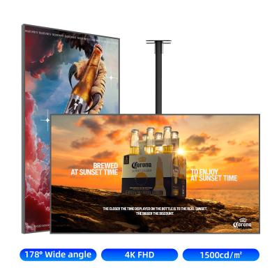 China DLED Backlight 55 Inch 65 Inch Indoor Digital Advertising Display Screen Commercial Grade for sale