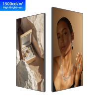 China 4K UHD 55 Inch High Brightness Digital Signage 1500 Nits LCD Display Screen for Store Window Advertising for sale