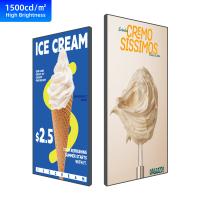 China 4K UHD High Brightness Digital Signage LCD Window Display 43 to 86 Inch Advertising Screen for sale