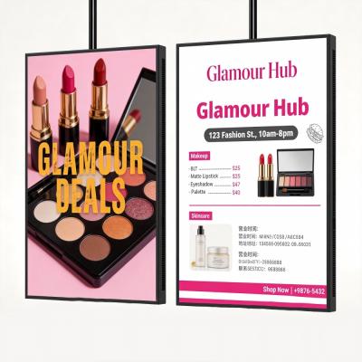 China Android 11 55 Inch High Brightness Digital Signage , 4K UHD Window Display Screen for sale