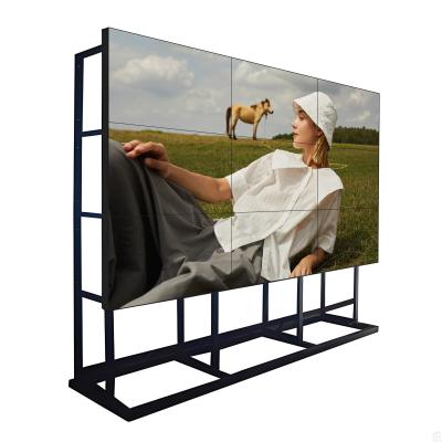 China Ultra Thin 1.8mm Bezel Video Wall Displays 500cd/m² Ultra Brightness 55 Inch 4K UHD Commercial Advertising Screen for sale