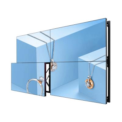 China 55 Inch Video Wall LCD Splicing Screen 1.7mm Thin Bezel 6500K 4K UHD Commercial Display Advertising for sale