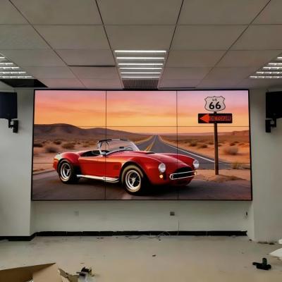 China 55 Inch 3.5mm Indoor 2x2 3x3 LCD Video Wall Splicing Screen 4K UHD Commercial Advertising Display for sale