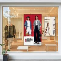 China Window Digital Display 43-86 Inch 4K UHD Facing Digital Advertising for Retail Android Commercial Screen for sale