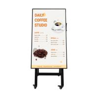 China 43-86 inch LCD Digital Menu Boards 4K UHD for Coffee Shop Restaurant CMS Commercial Advertising Display for sale