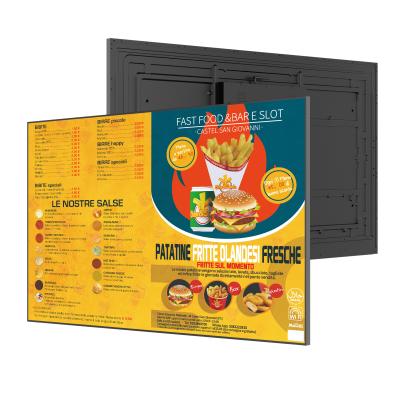 China KFC Android LCD Indoor Digital Menu Display Screens for Restaurant Tea Cafe Digital Signage 4K UHD Commercial for sale