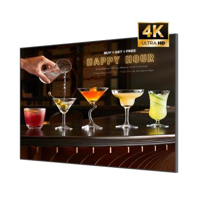 China 75 Inch 4K Ultra HD LCD Display Android Digital Signage For Shopping Mall Restaurant for sale