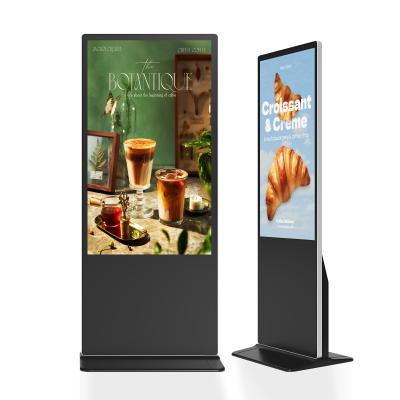 China 32 Inch Digital Signage Advertising Display Floor Standing Kiosk Non Touch Android Commercial Screen 1080p for sale