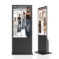 China Mobile Floor Standing Digital Signage Android Vertical Totem Kiosk Display Media Player LCD Ad Screen 4K UHD for sale