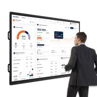 China IR Touch Screen Smart Board Interactive Whiteboard 55