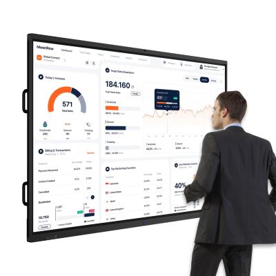 China IR Touch Screen Smart Board Interactive Whiteboard 55