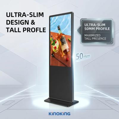 China 65 Inch Open Frame LCD Digital Signage Vending Machine Display Interactive Infrared Touch 4K UHD for sale
