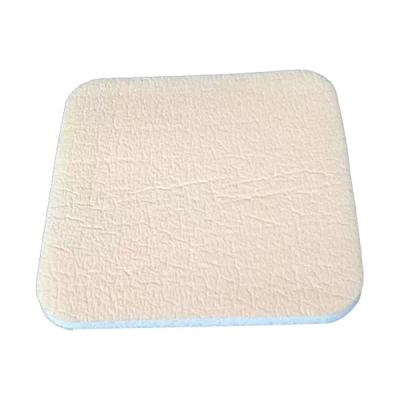 China Iso Waterproof Foam Wound Dressing White High Absorption Medical 10x10cm for sale