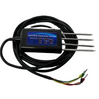 China Moisture Range 0-100% 7 in 1 Multi-Depth Soil Sensor NPK Temperature EC Meter for Farm for sale