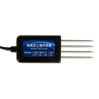 China Moisture Range 0-100% 7 in 1 Multi-Depth Soil Sensor NPK Temperature EC Meter for Farm for sale