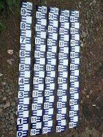 China 304 Stainless Steel Anti-corrosion Water Level Gauge Staff with 100*8cm Size for sale