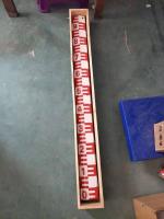 China 304 Stainless Steel Anti-corrosion Water Level Gauge Staff with 100*8cm Size for sale