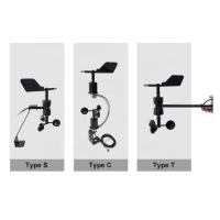 China IP64 Protection level BGT DC 5V 0-5V T Type anemometers and vanes for Weather Station for sale