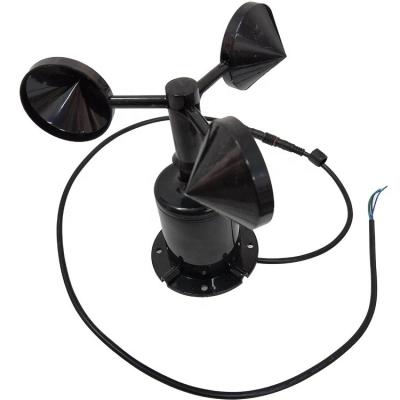 China 24V Wind Sensor Speed RS485 Output Industrial Wind Transmitter Speed Sensor Cup Anemometer for sale