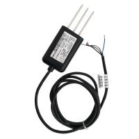 China Irrigation Capacitive Soil Moisture Temperature Sensor Waterproof RS485 -30-70C IP68 for sale