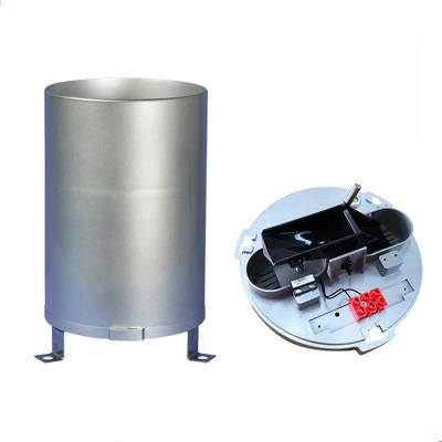 China ABS PC Material Irrigation Pluviometer Rain Sensor Tipping Bucket Rain Gauge 1.6kg for sale