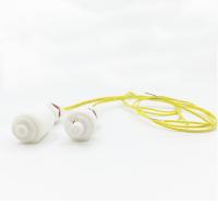 China Max Contact Resistance 100MΩ Antiseptic Plastic Float Ball Liquid Level Switch with Cable for sale