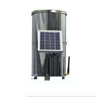 China Weather Station and Rainfall Measurement 3.5kg Tipping Bucket Rain Gauge with Solar Panel Power Supply System for sale