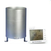 China Plastic Material Rain Gauge with Measuring Range ≤4mm/min and Solar Panel Power Supply for sale
