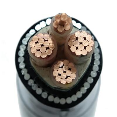 China YJV32 Power Cable 0.6/1kV 3 Core Steel Tape Armored Underground Electrical Cable for sale