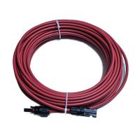 China 6mm2 PV1-F Solar Cable With MC4 Connectors 1500V DC Outdoor Extension for sale