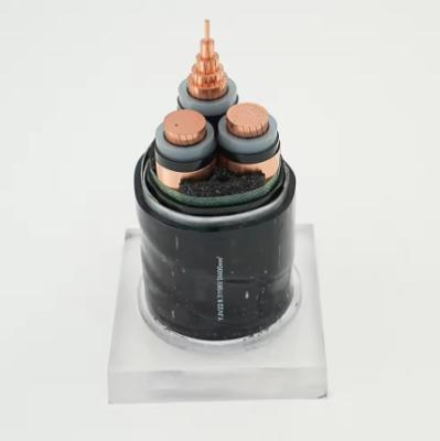 China 8.7/15Kv 26/35kv XLPE Insulated Power Cable 3 Core Copper PVC Sheath Steel Power Cable Armoured for sale