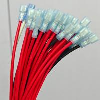 China Custom Insulation Ring Terminal 18AWG 16AWG 14AWG Wire Harness Assembly For Battery Photovoltaic Ground Wire for sale